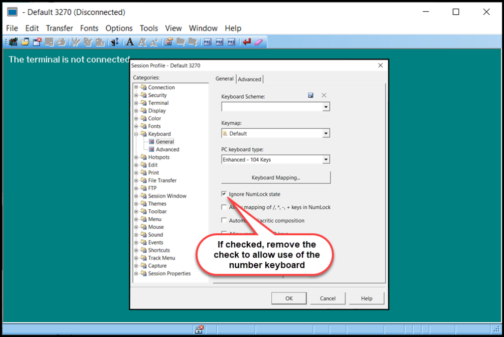 FAMIS Production-Creating a New FAMIS Connection Profile