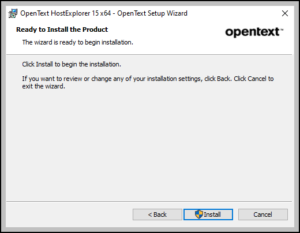 Installing OpenText HostExplorer to Connect to FAMIS