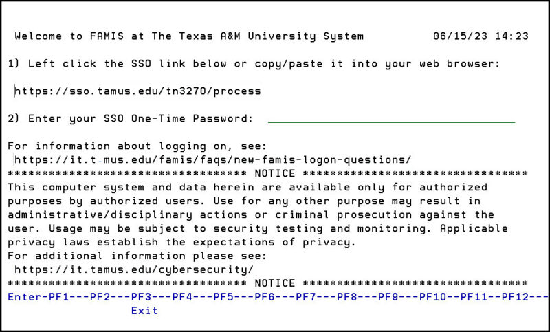FAMIS Production-Creating a FAMIS Connection Profile from an Existing ...