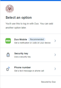 Using Two Factor Authentication