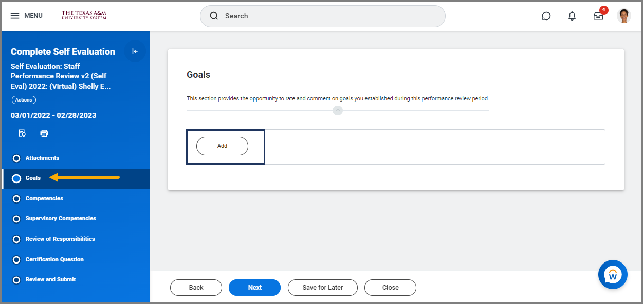 Complete Performance Review – Staff (Employee)